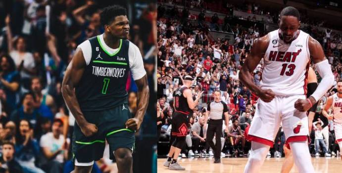 Heat y Timberwolves completaron los playoffs de la NBA