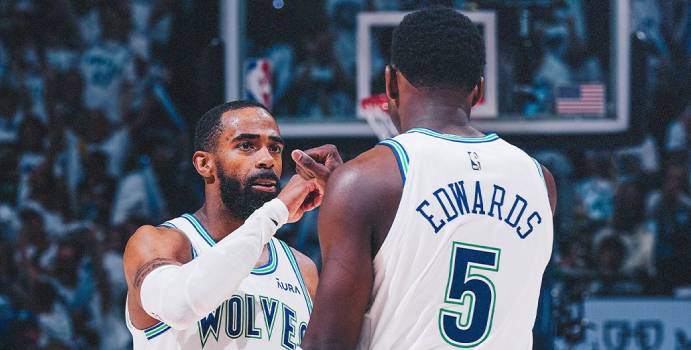 Timberwolves, con vida en playoffs, tras humillar a Denver