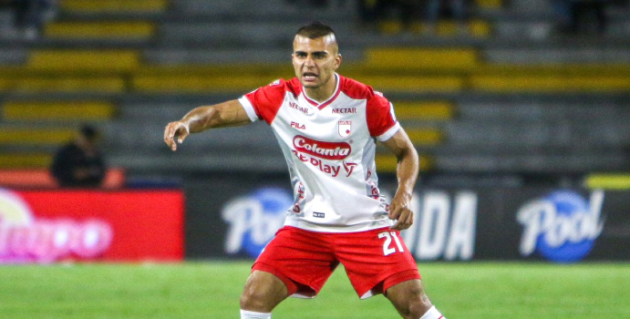 Así quedó el rostro de Jhon Duque luego del golpe recibido vs. Pereira