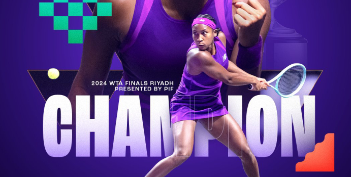 Coco Gauff derrota a Zheng Qinwen y gana el WTA Finals 2024