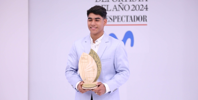 Ángel Barajas ganó el premio al Deportista del Año